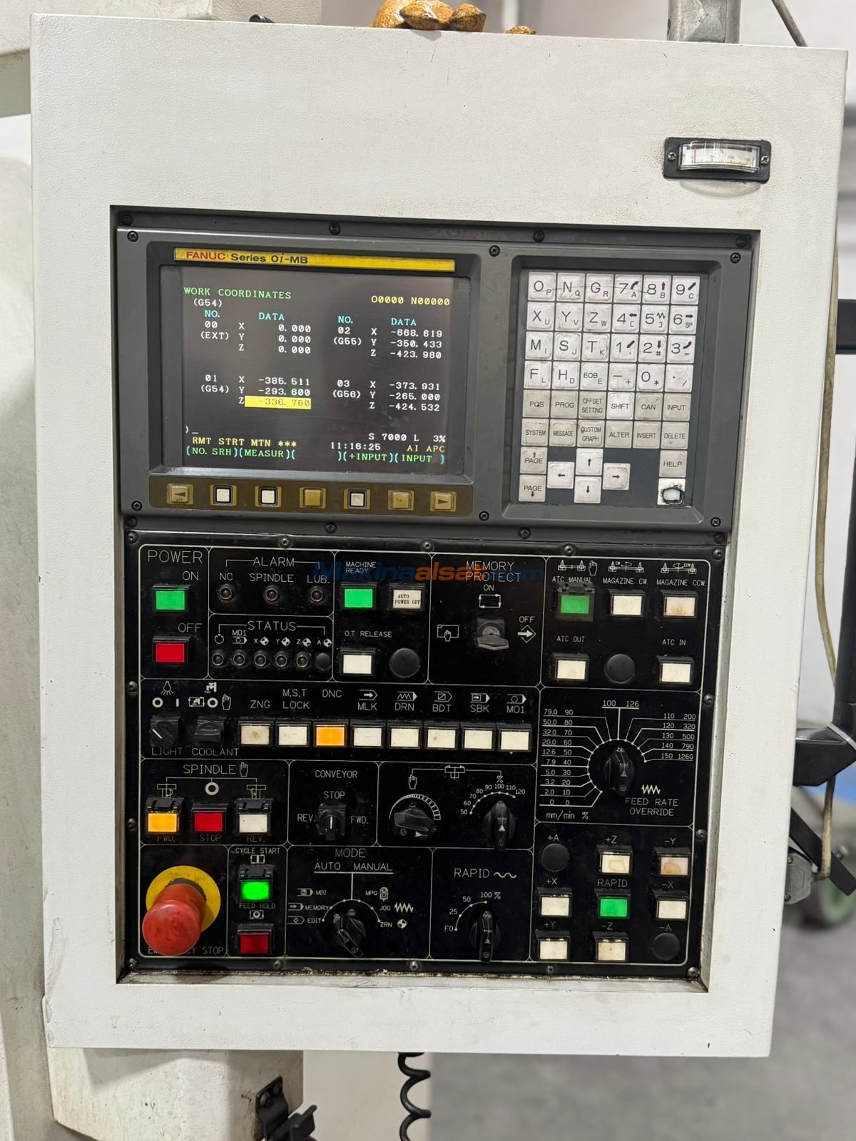You Ji VMC-850 – Fanuc 0M-B – 2004 Model – Sorunsuz Dikey İşleme ...