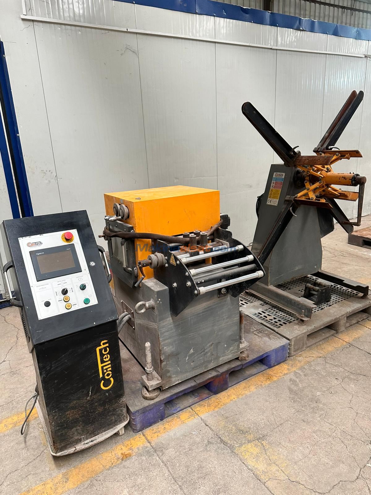 COİLTECK RULO SAC AÇMA Used Cut to Length and Slitting Line machine for ...