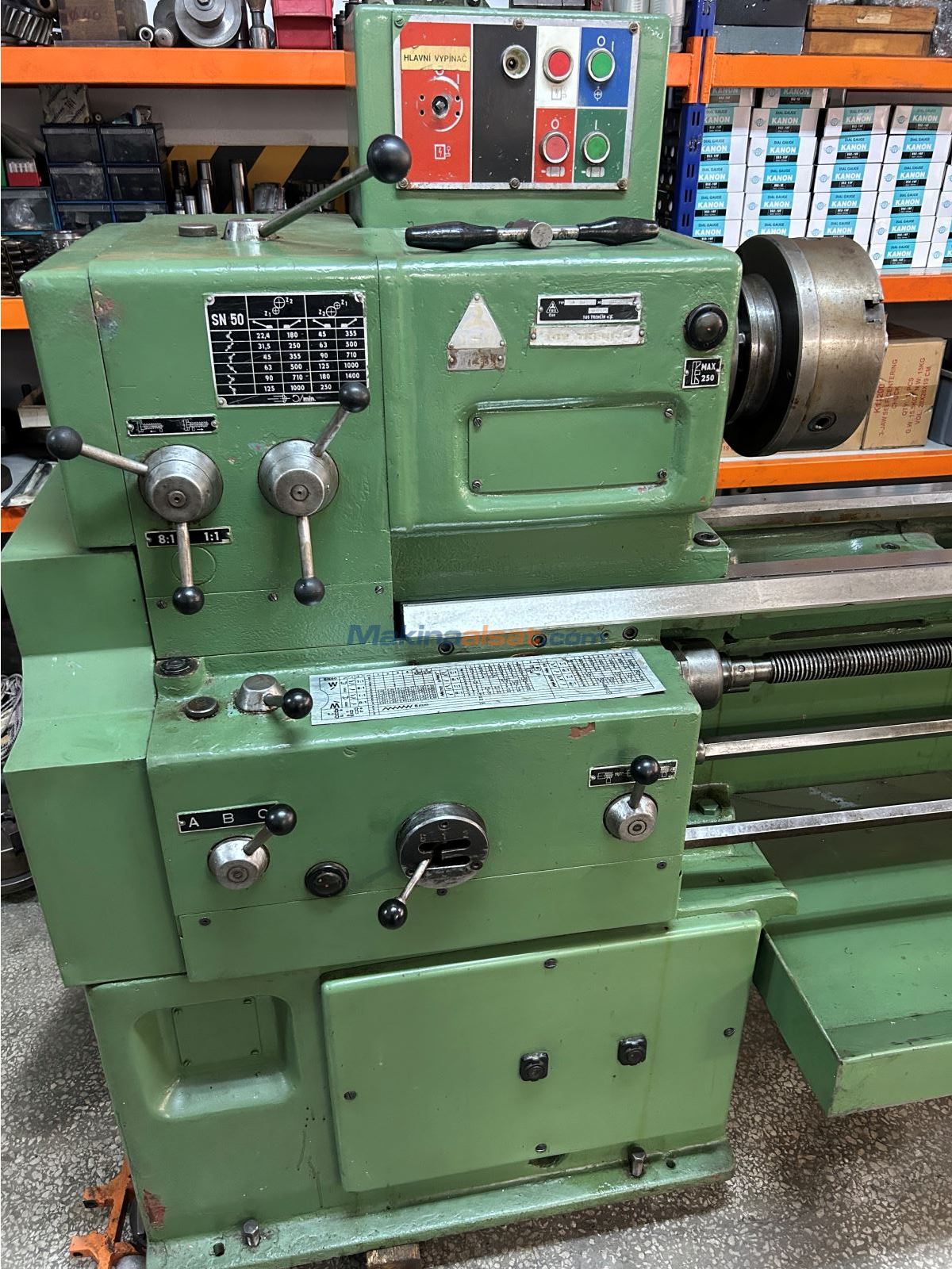 Satılık ikinci el TOS SN50 2 METRE TORNA Universal Torna makinesi