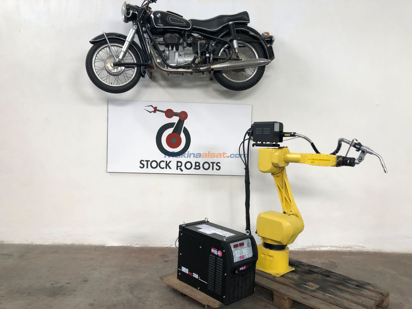 (SIFIR ÜNİTE)ABICOR BINZEL iMIG PULSE 350A & FANUC ARCMATE 100iB Robot ...