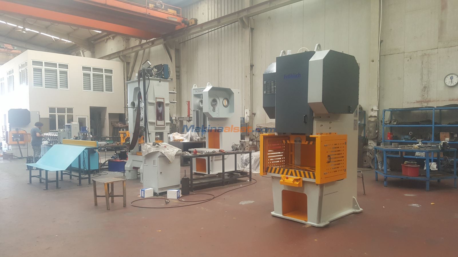 Fröhlich C Tipi 125 Ton Eksantrik Pres Used Eccentric Presses machine ...