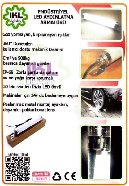 Satılık ikinci el IKL LIGHTING AL30 24V DC Tezgah İçi Led Aydınlatma ...