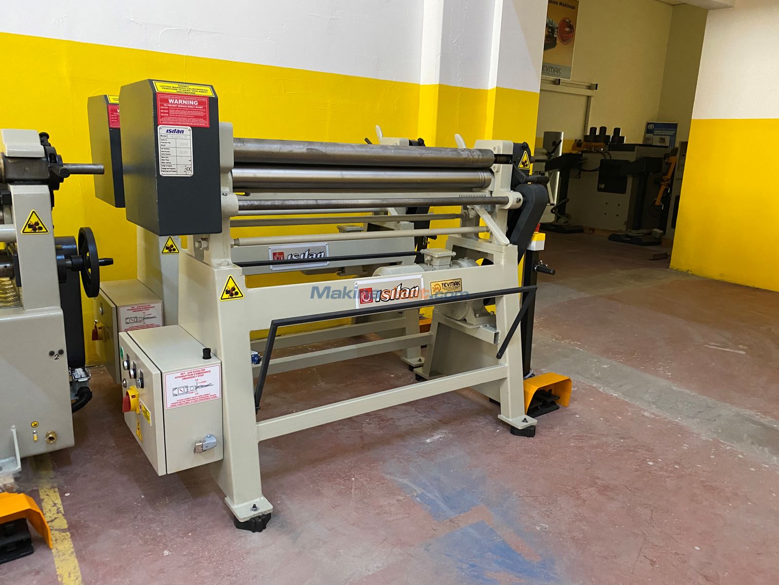 ISITAN IR 1050X75X2 MM. MOTORLU 3 TOPLU SİLİNDİR Used Mechanical-Manual ...