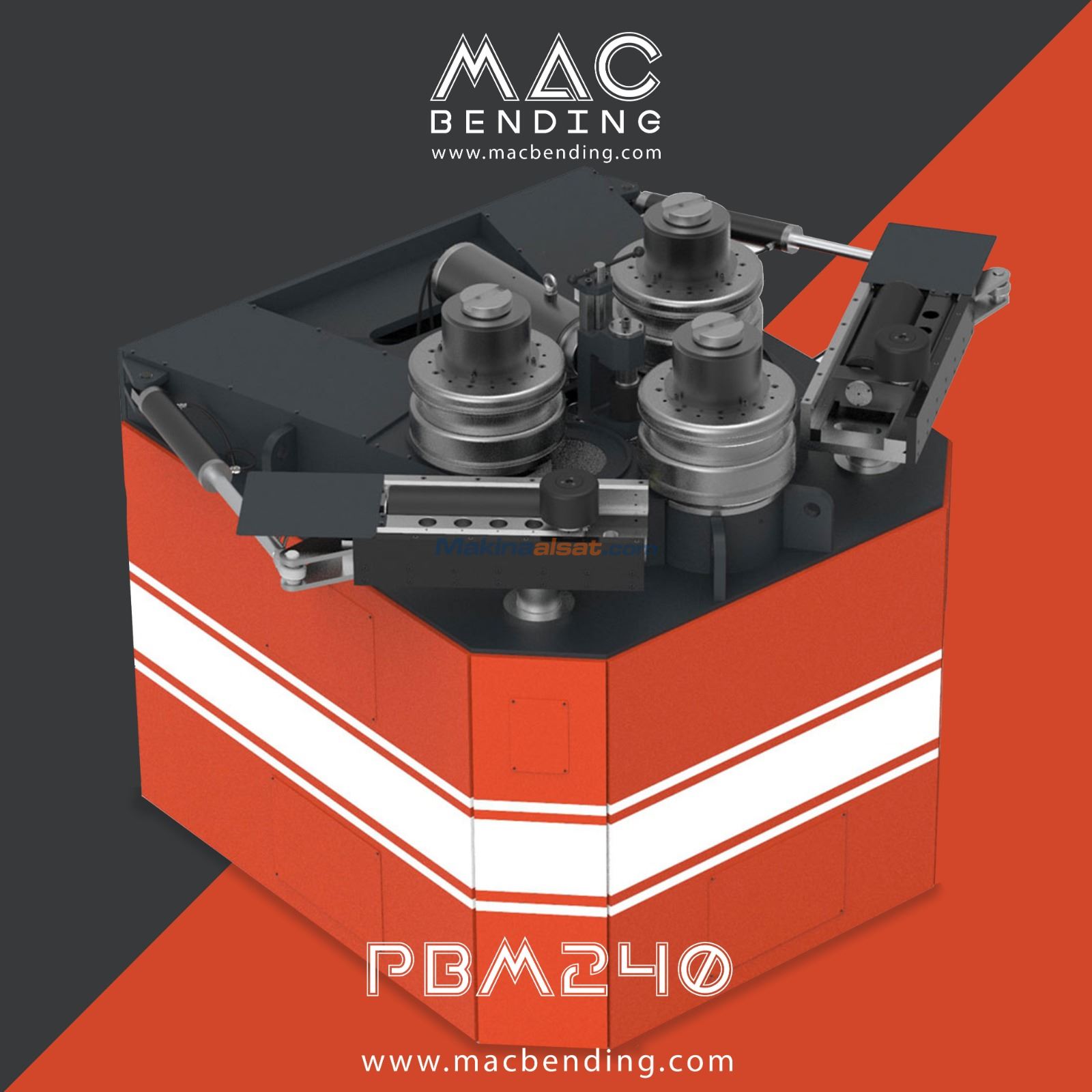 MAC BENDİNG PBM 240 HYD NC KONTROLLÜ PROFİL BÜKME Used Section Benders ...