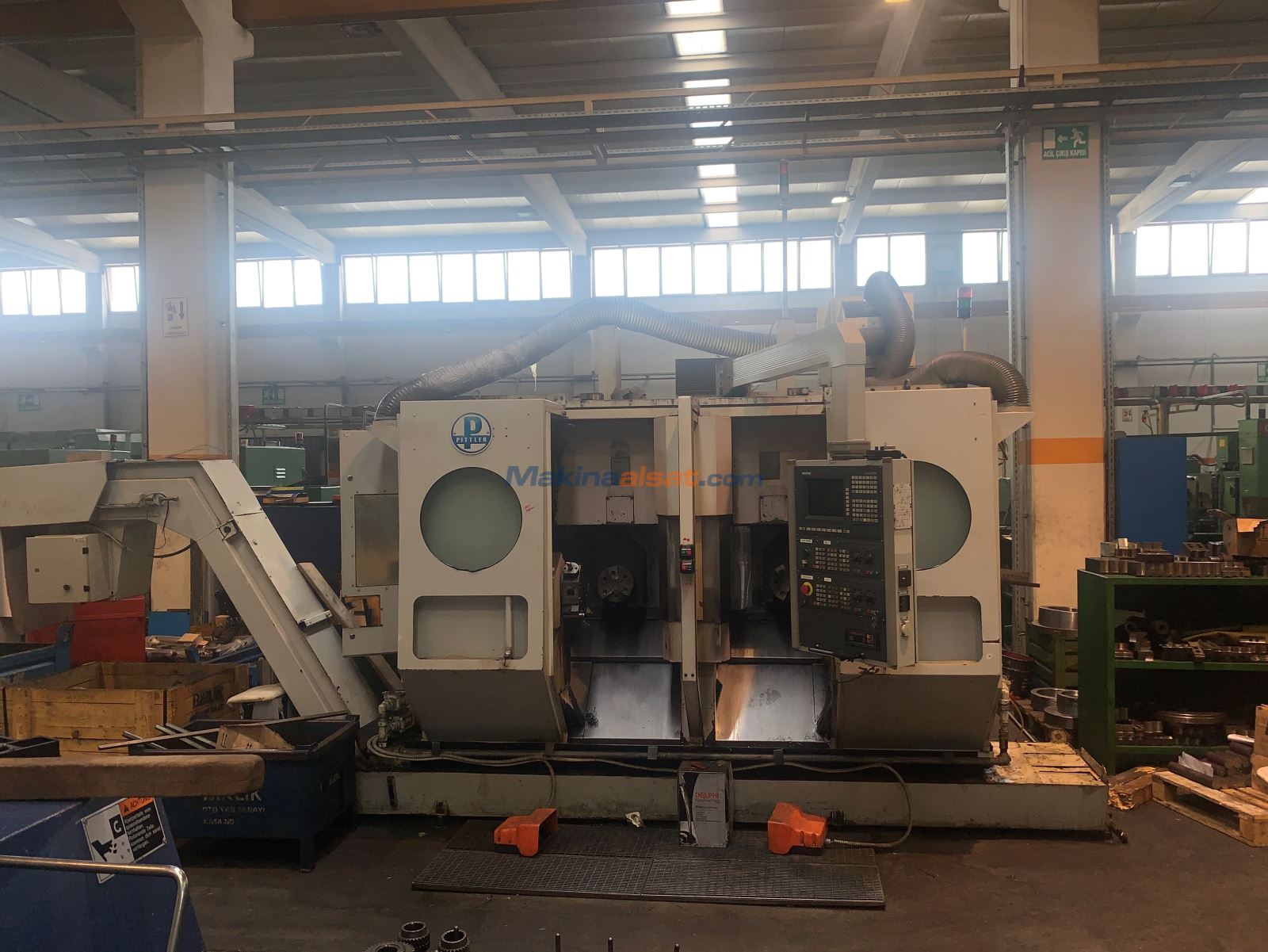 PİTTLER PETRA SL 2 - 2 CİFT AYNA CİFT TARET CNC TORNA Used Cnc Lathe ...