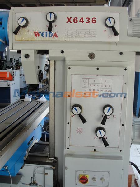 Weida Koç Kafa Freze X6436 Used Universal Milling Machines machine for sale